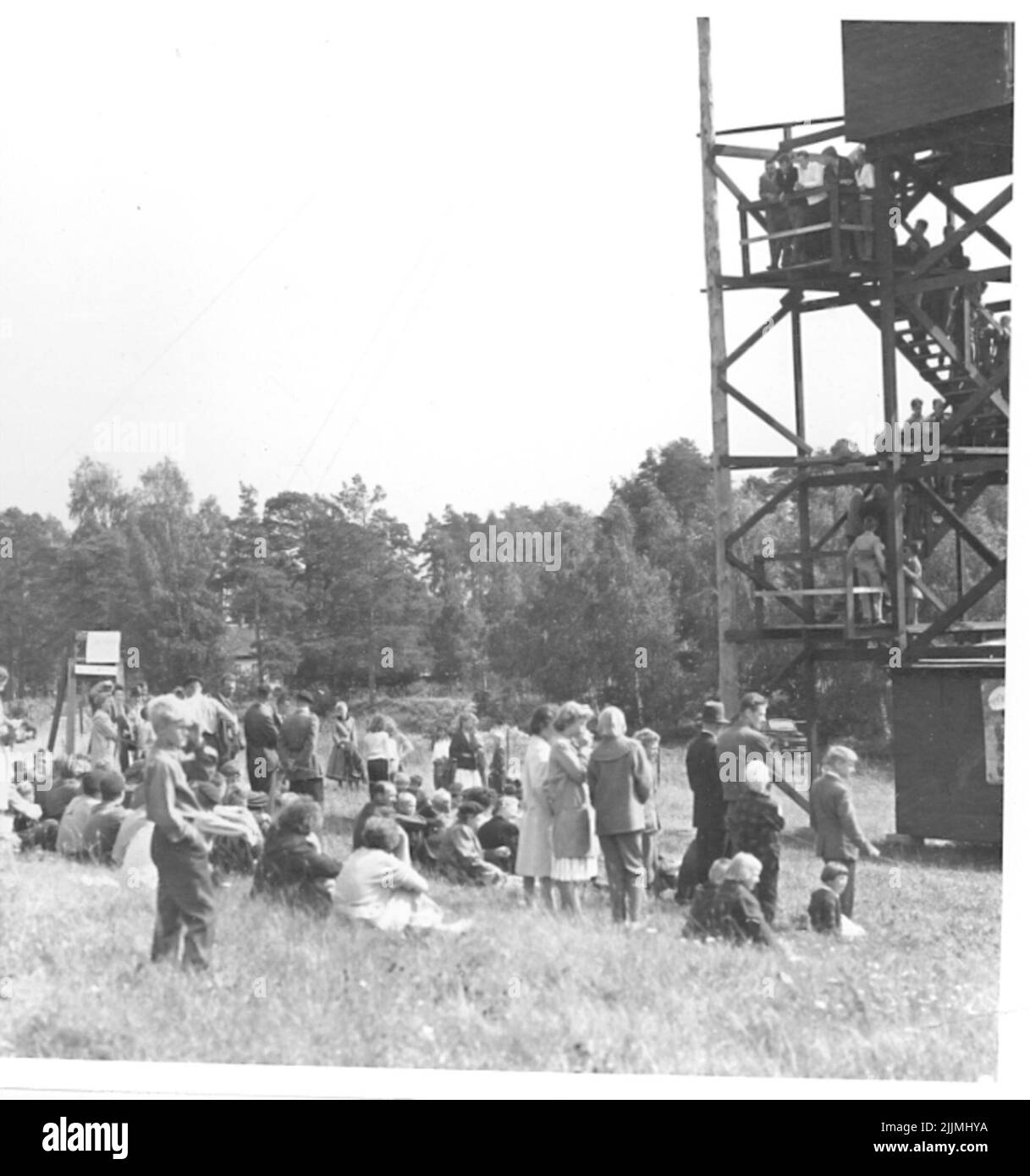 The paratroopers in Karlsborg 1957 Stock Photo - Alamy