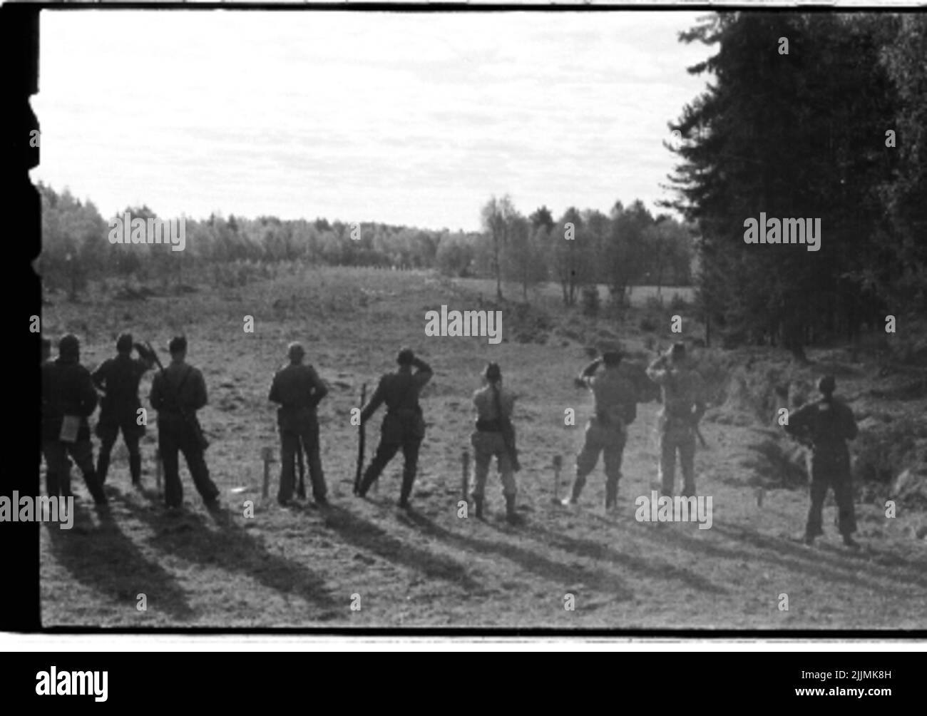 The Life Regiment's Husars, K3 1947. Ridal competitions in Skövde Stock ...