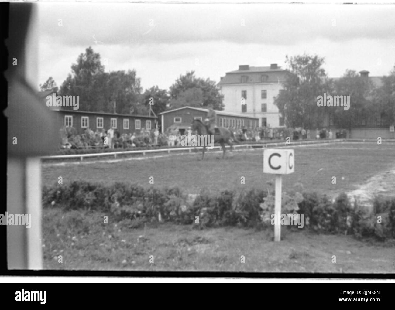 The Life Regiment's Husars, K3 1947. Ridal competitions in Skövde Stock ...