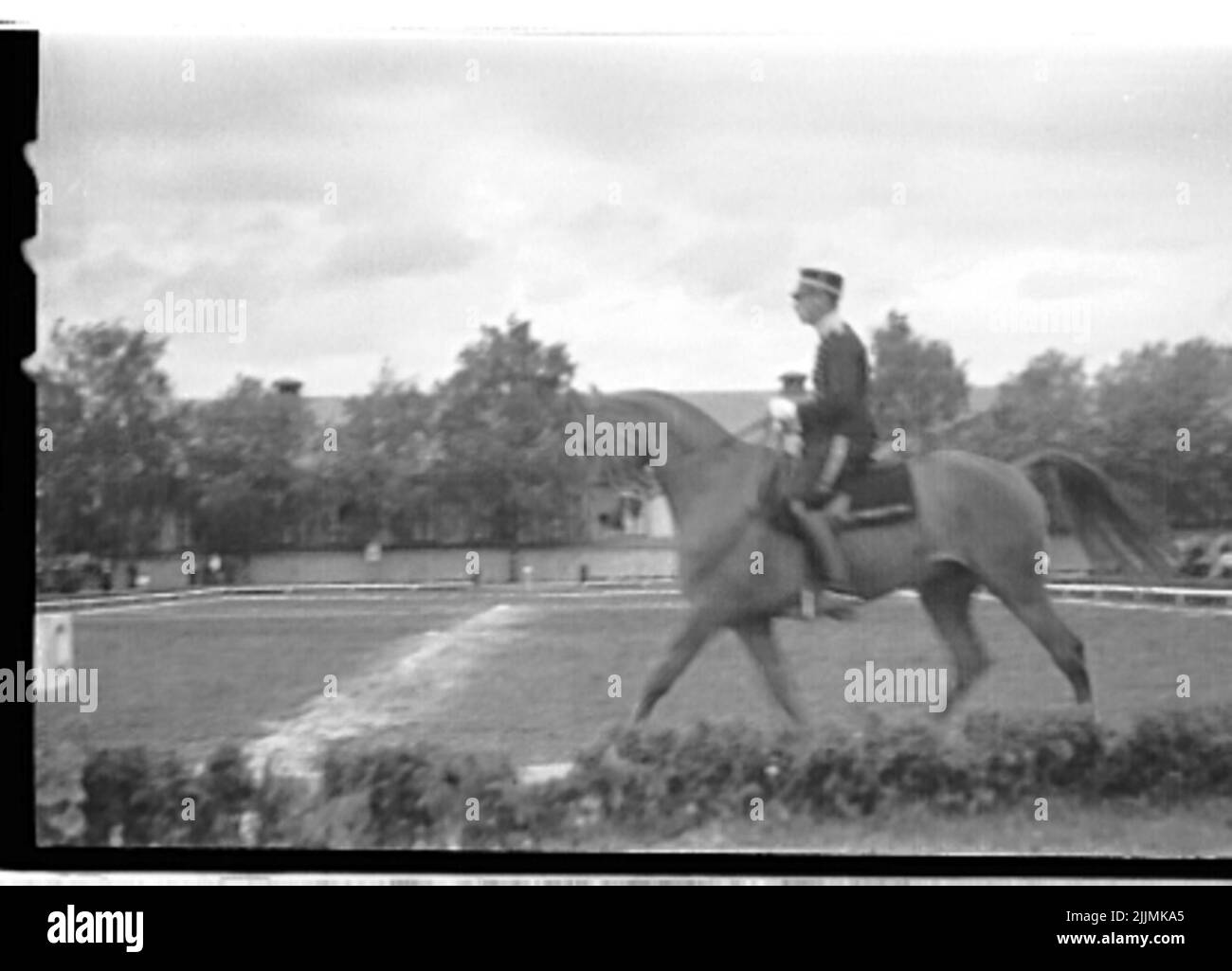 The Life Regiment's Husars, K3 1947. Ridal competitions in Skövde Stock ...