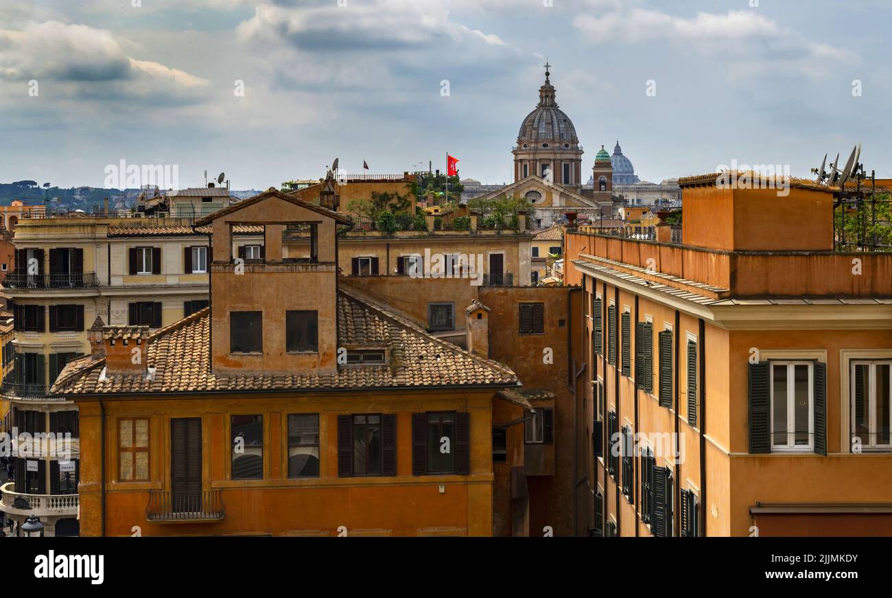 Houses in Rome, Italy Stock Photo - Alamy