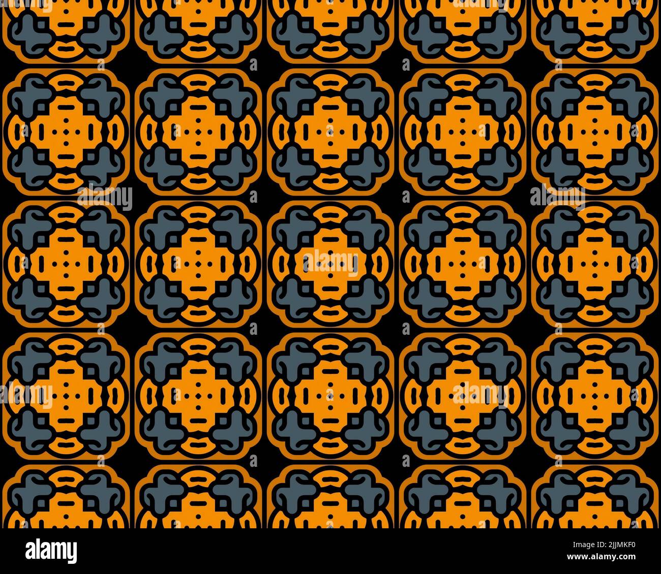 The seamless tile pattern illustration Stock Photo - Alamy