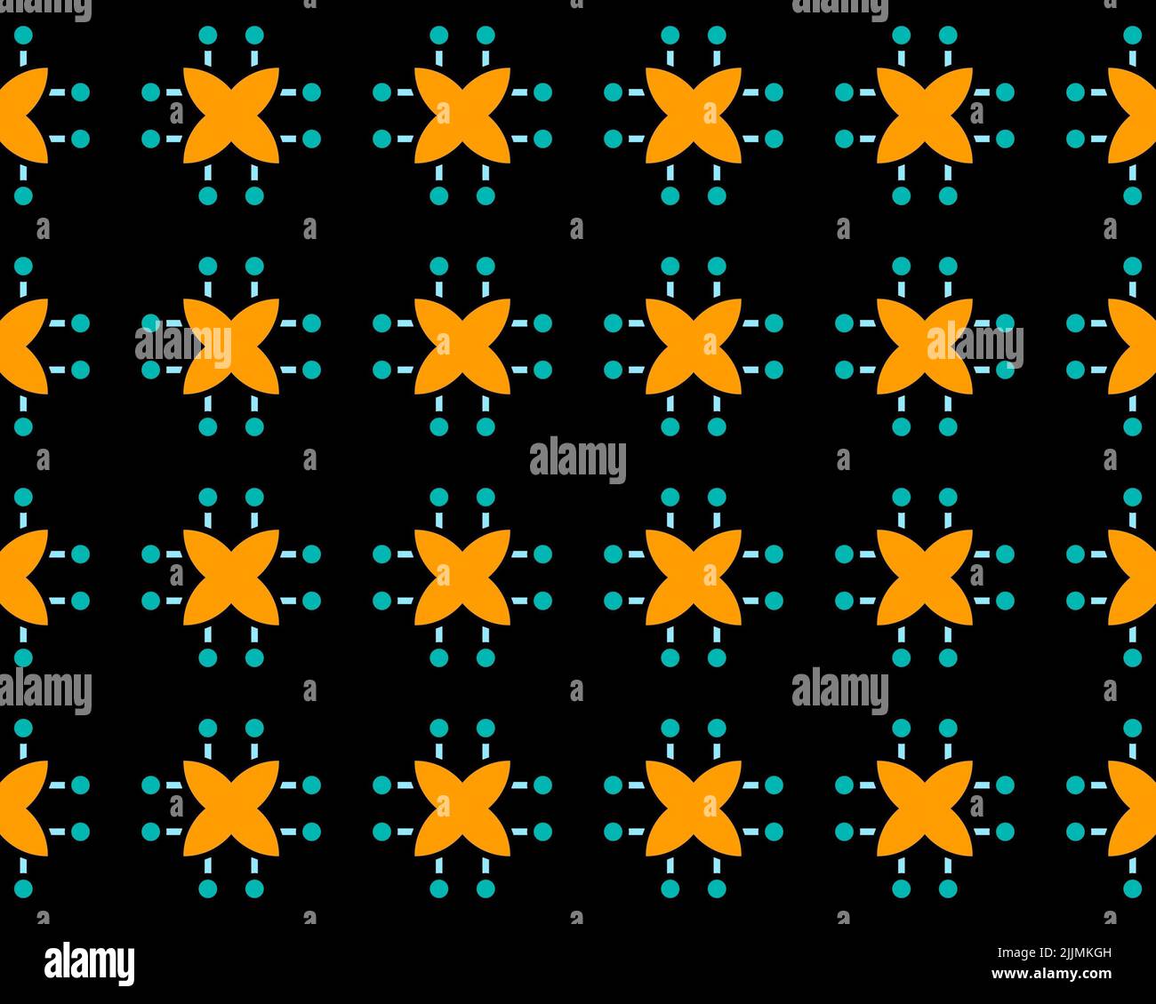 An abstract illustration of seamless tile pattern with different ...