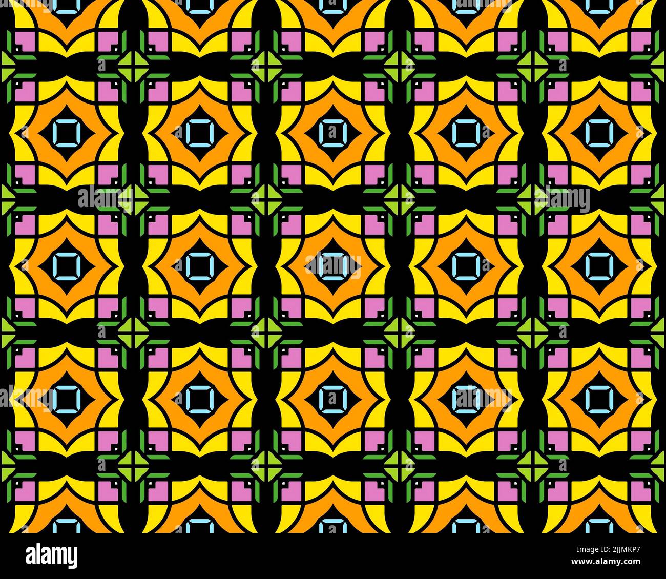 A 3D rendering illustration of a seamless tile pattern Stock Photo - Alamy