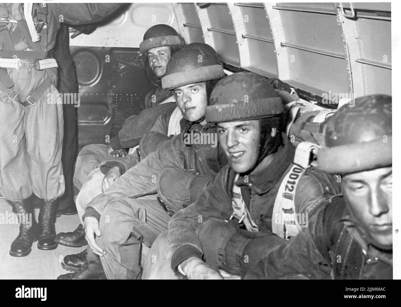 The paratroopers in Karlsborg 1954 Stock Photo - Alamy