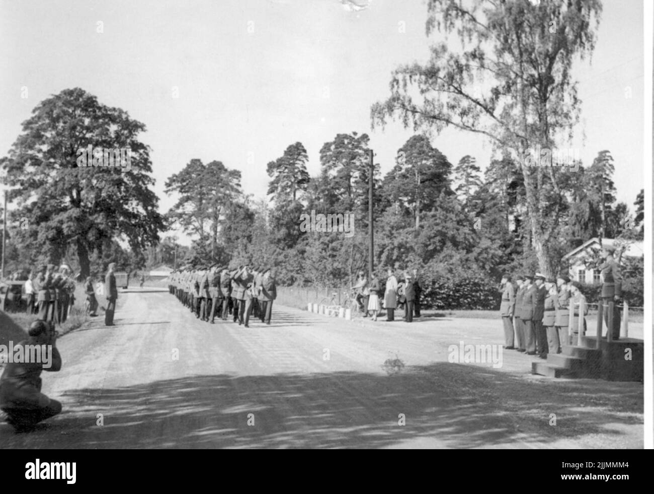 The paratroopers in Karlsborg 1953 Stock Photo - Alamy