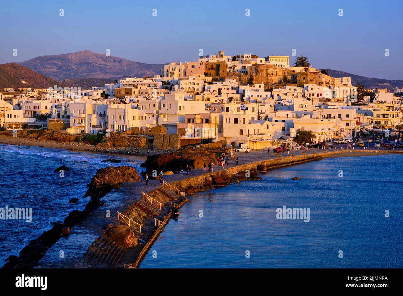 Greece, Cyclades islands, Naxos, city of Hora (Naxos Stock Photo - Alamy