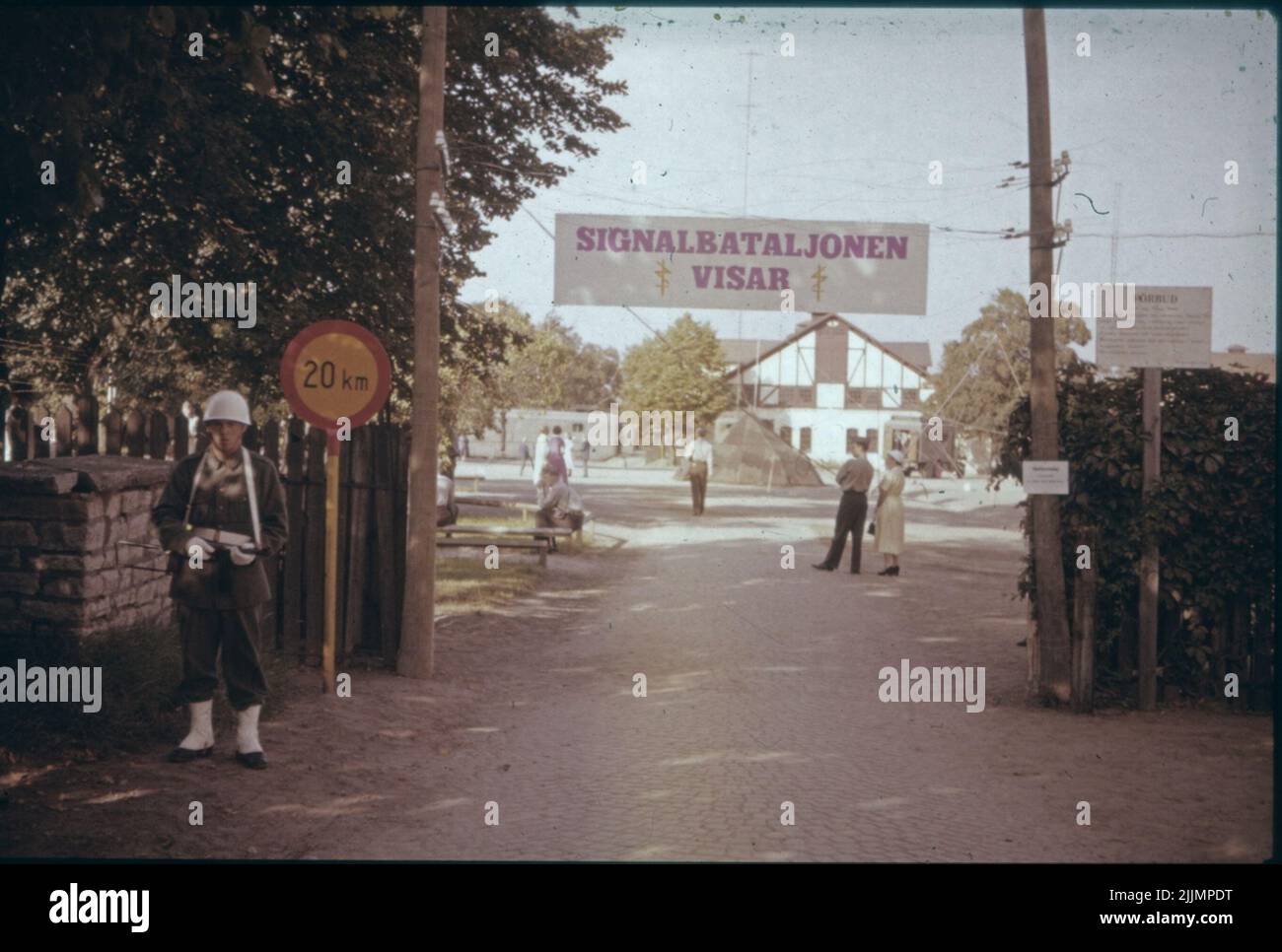Signal troops, S2 1958. S2 battalion day Stock Photo - Alamy