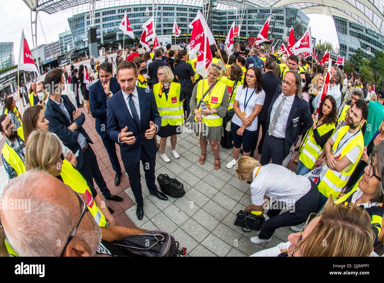 Munich, Bavaria, Germany. 27th July, 2022. JENS RITTER, CEO of ...