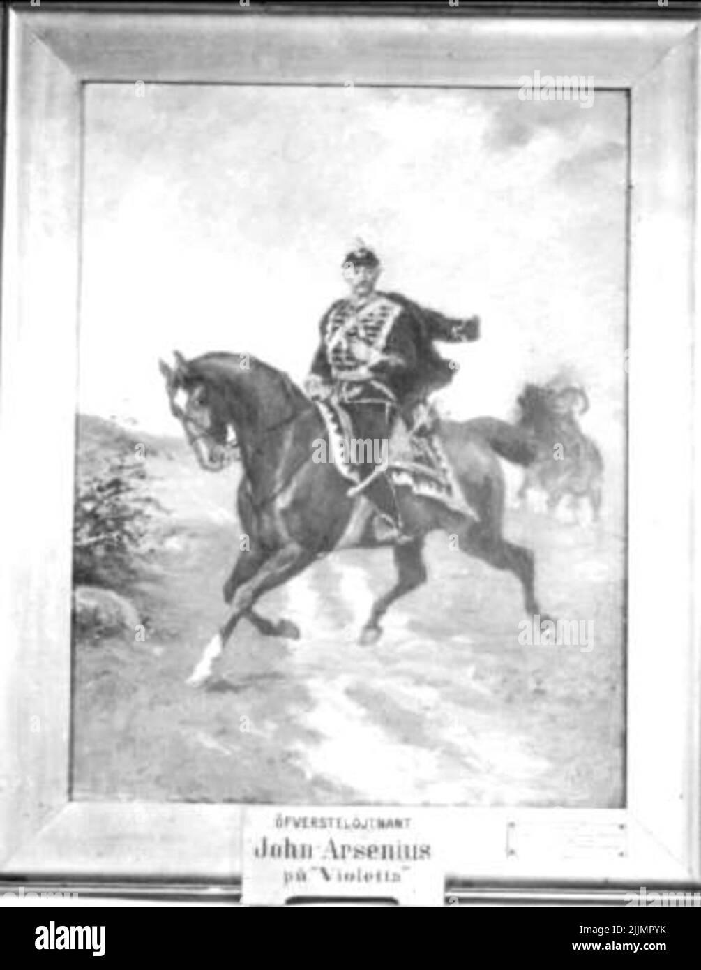 Lieutenant Colonel John Arsenius at Violetta. Photo of the board ...