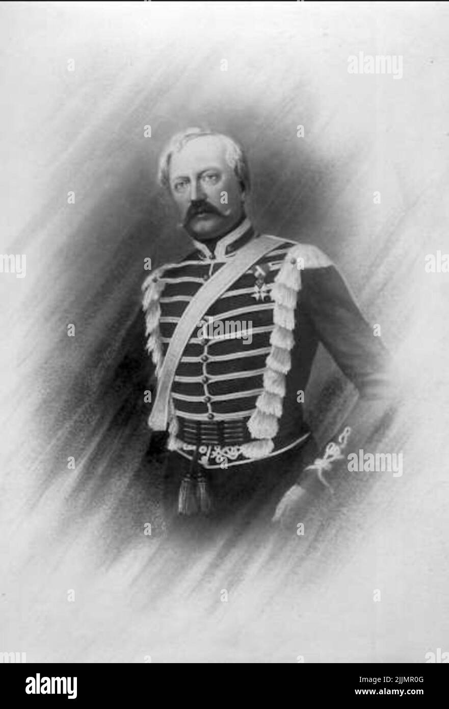 Free lord Carl Otto Wrangel by Lindeberg born 1811, lieutenant in 1830 ...
