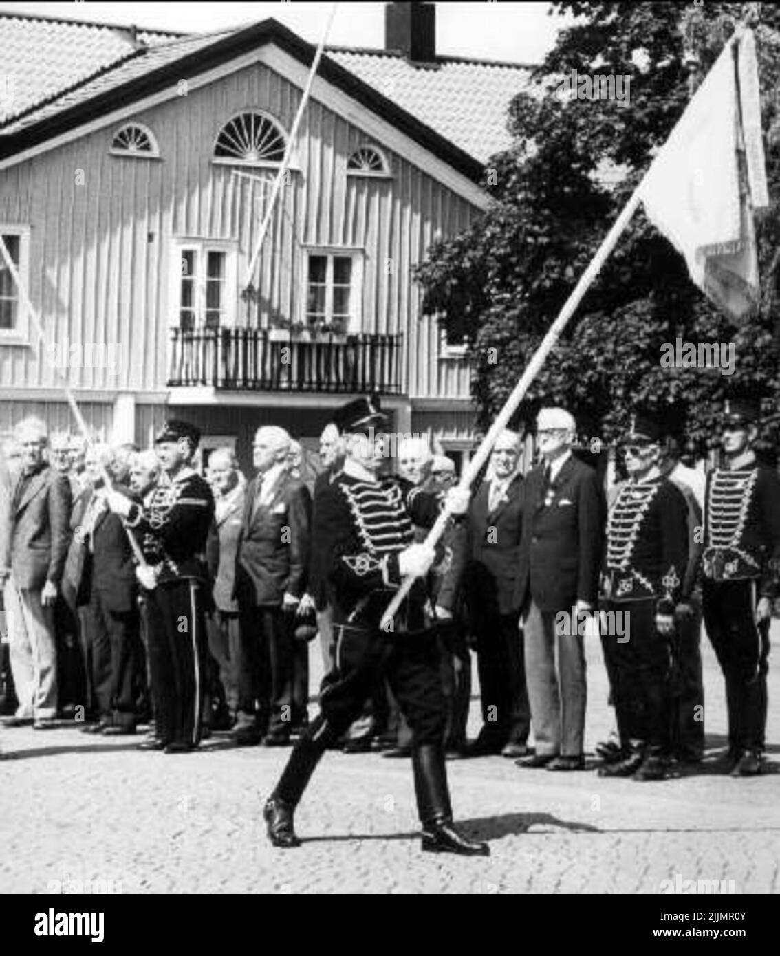 From the celebrations at Eksjö square. The Småland House's Comrade ...
