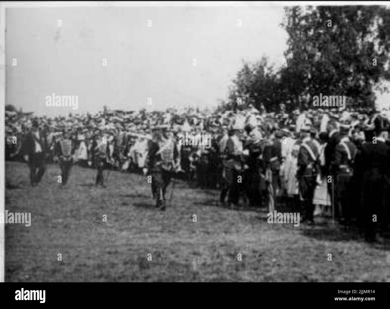 The inauguration of the regiment's memorial stone at Sanna Hed on ...