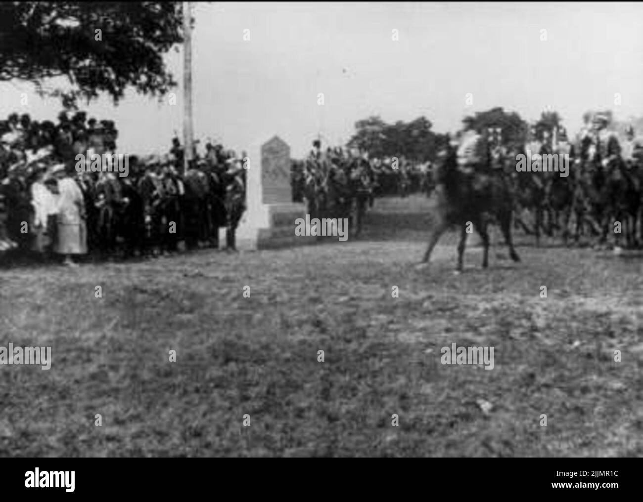 The inauguration of the regiment's memorial stone at Sanna Hed on ...
