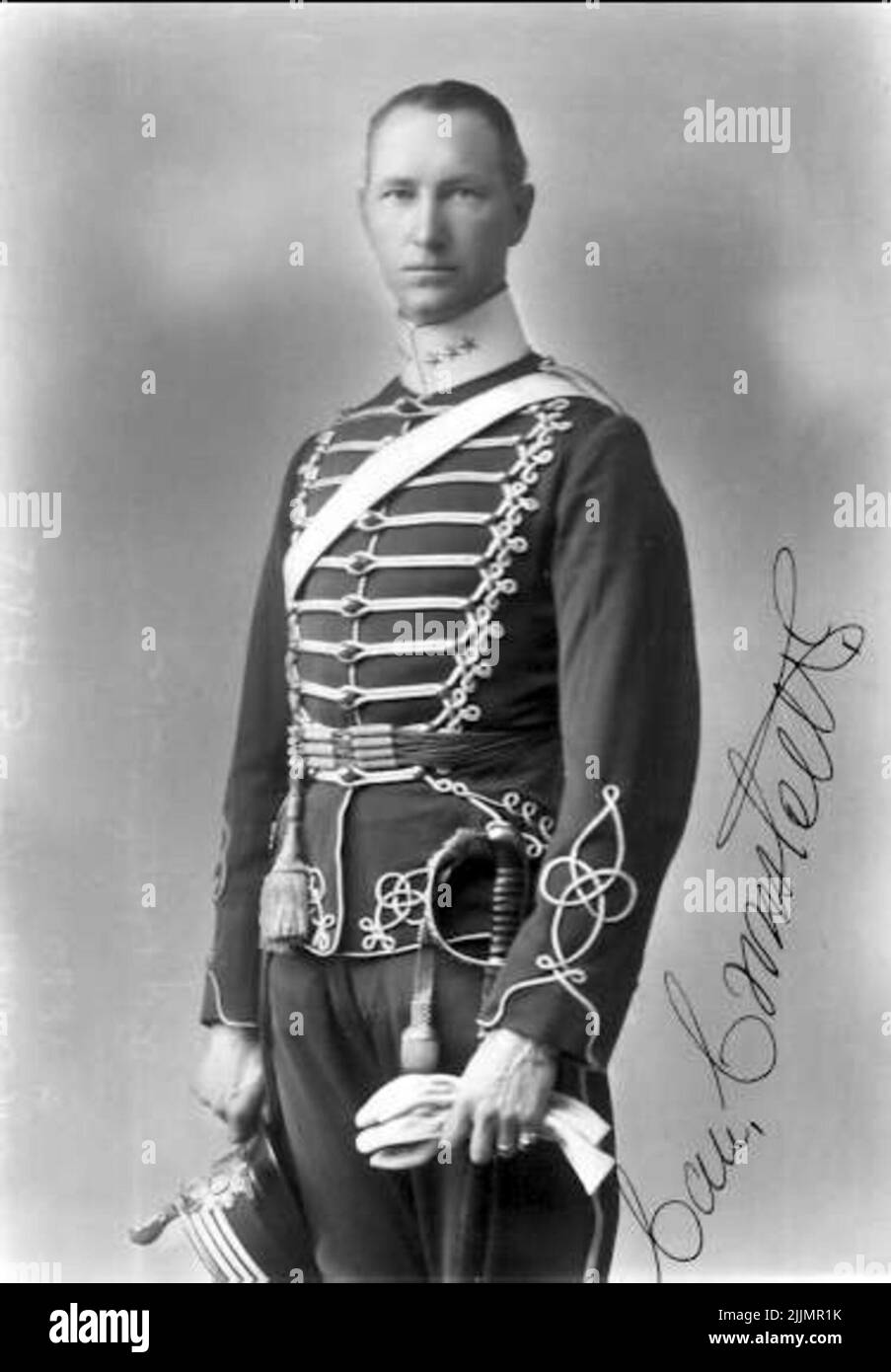 Portrait of rider champion Carl Cronstedt Stock Photo - Alamy