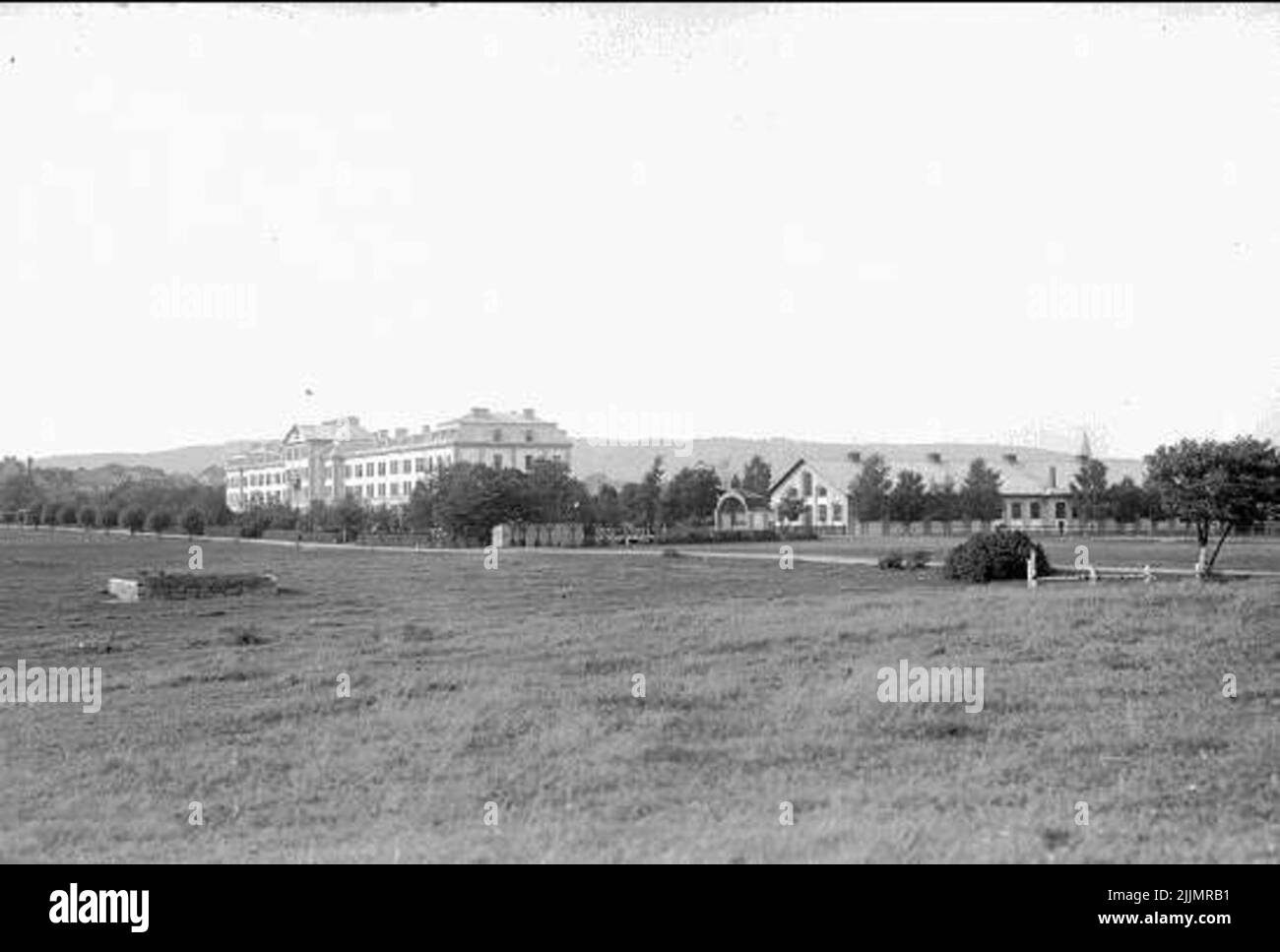 The barracks and the riding house from the southeast, closest to the ...