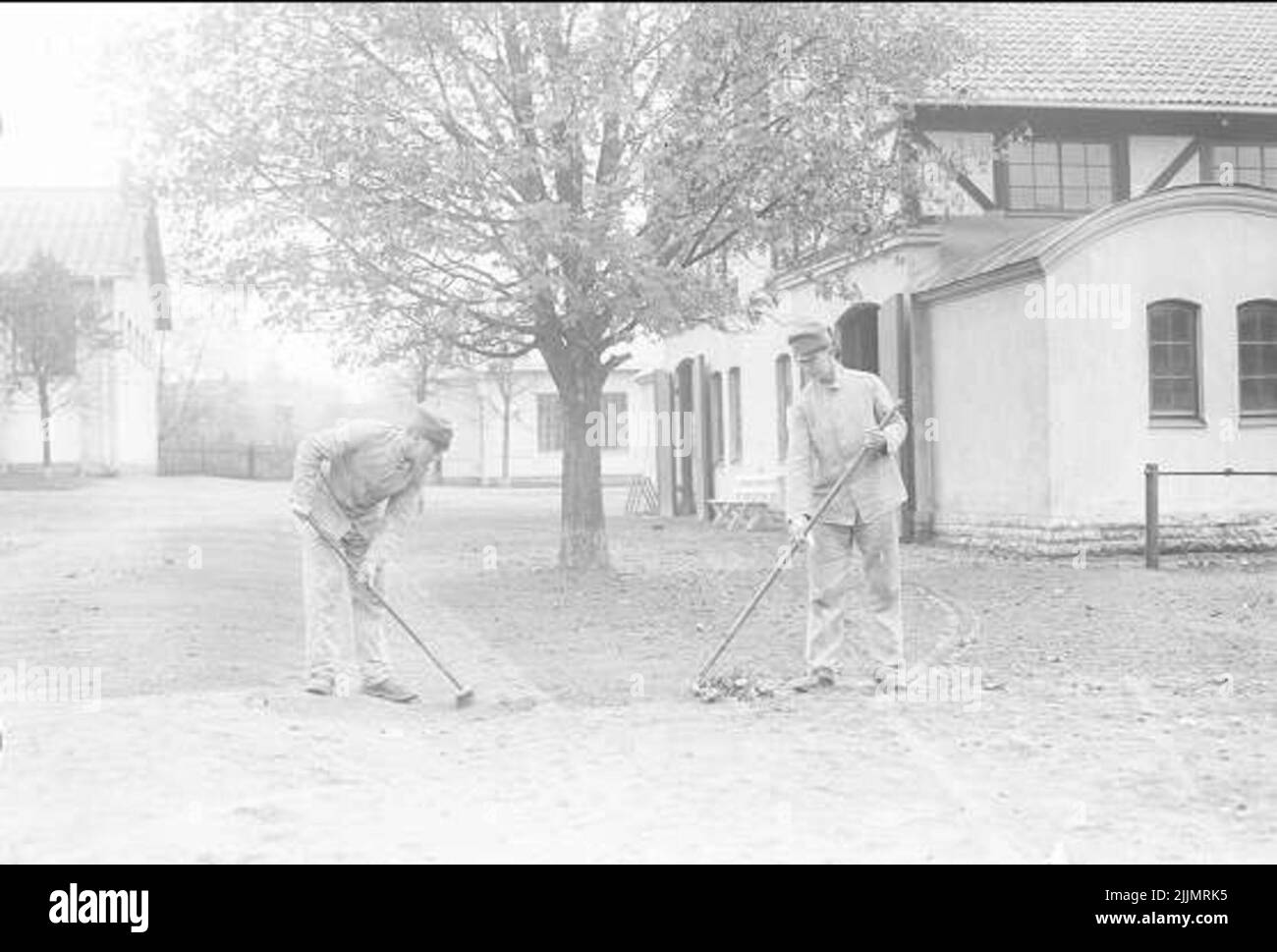 Stall service. It should be neat even outside the stable Stock Photo ...