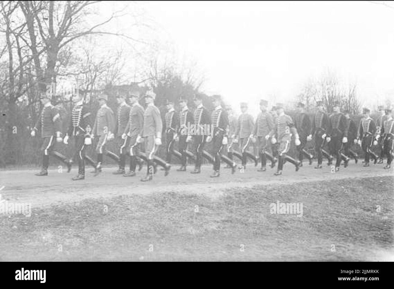 The regiment marches to the soldier's home for Korum. The aspirant ...