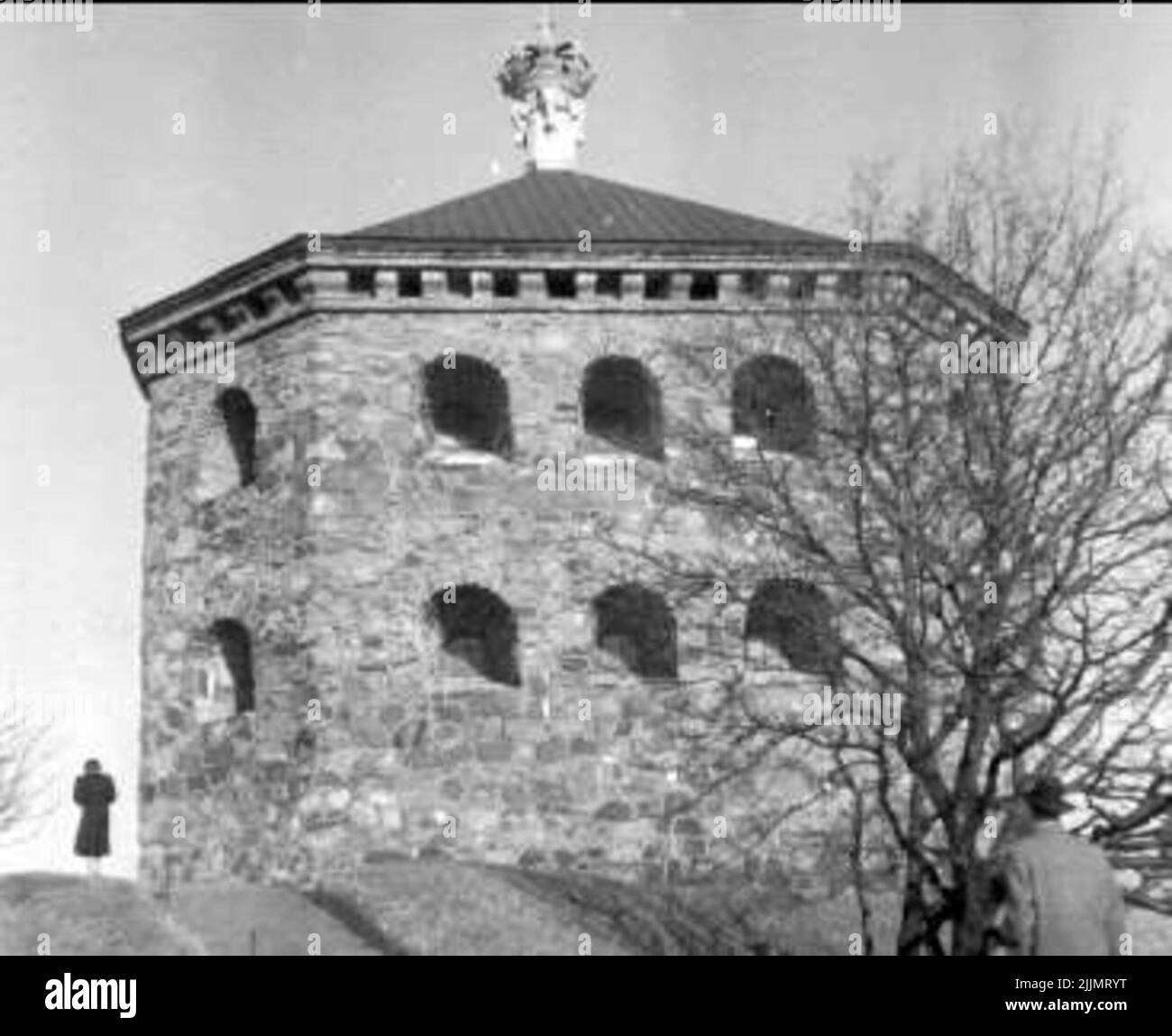 Skansen kronan in gothenburg sweden Black and White Stock Photos ...
