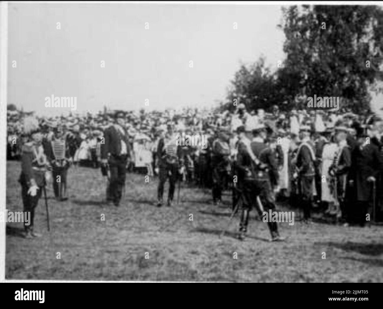 The inauguration of the regiment's memorial stone at Sanna Hed on ...