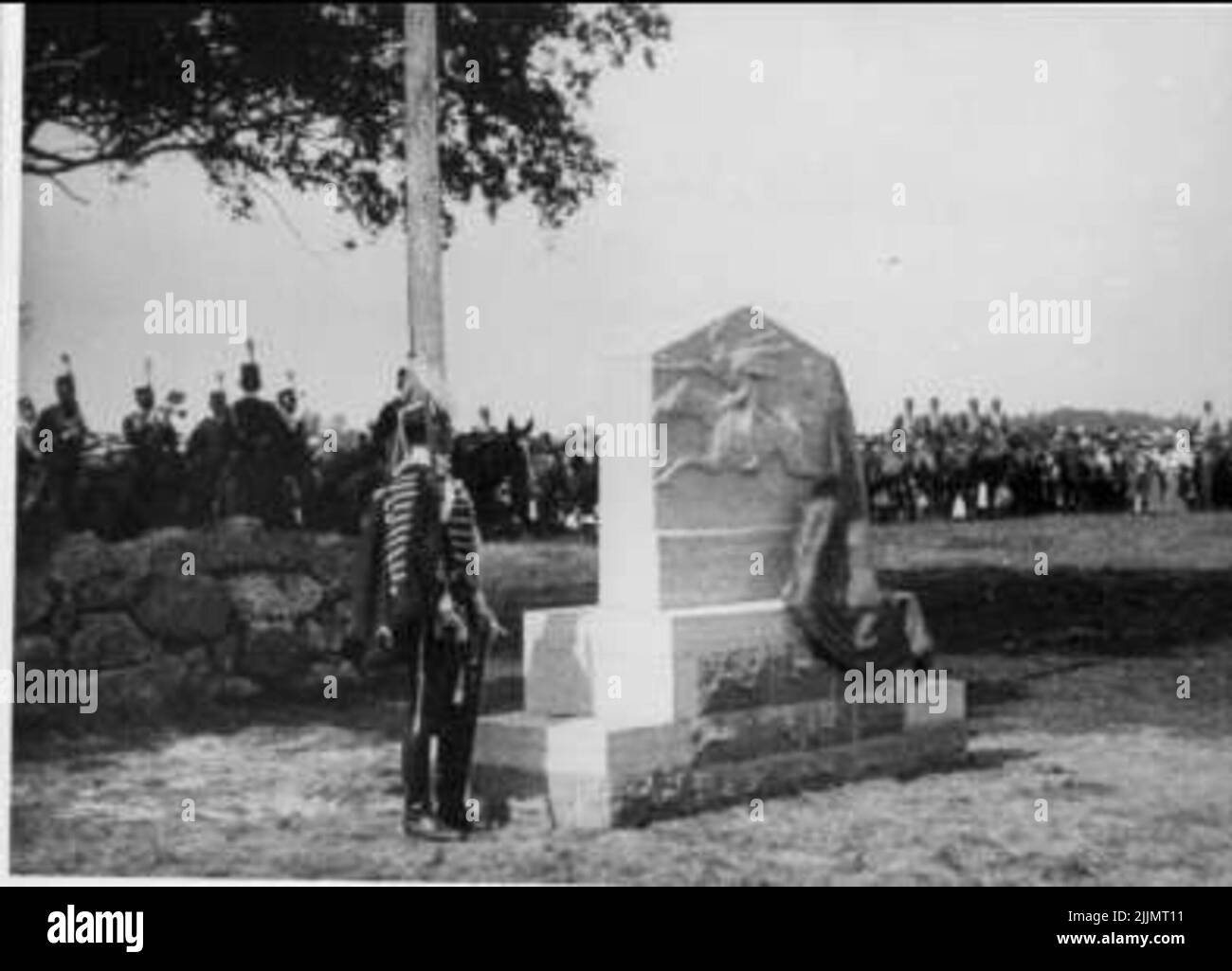 The inauguration of the regiment's memorial stone at Sanna Hed on ...