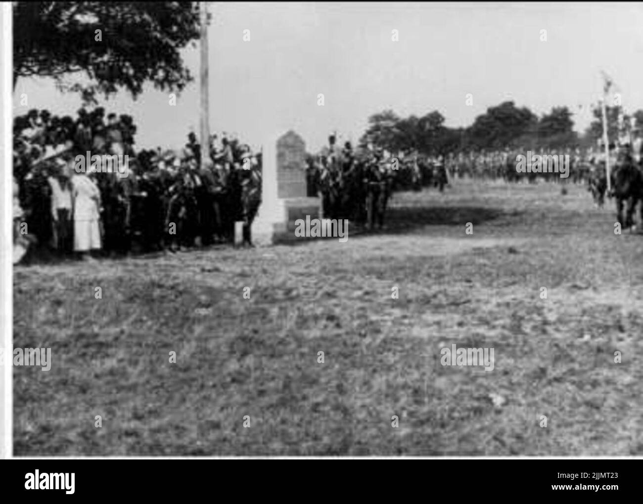 The inauguration of the regiment's memorial stone at Sanna Hed on ...