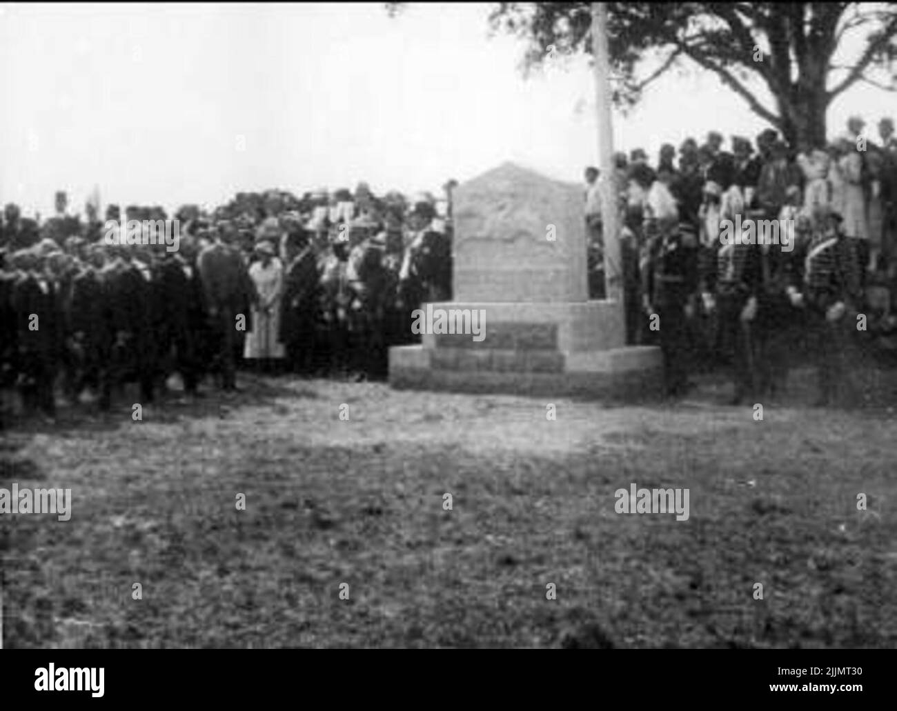 The inauguration of the regiment's memorial stone at Sanna Hed on ...