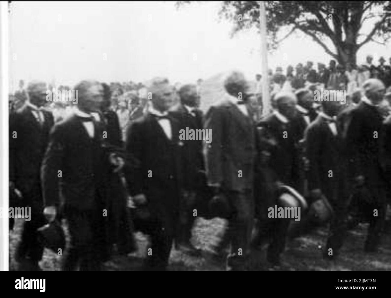 The inauguration of the regiment's memorial stone at Sanna Hed on ...