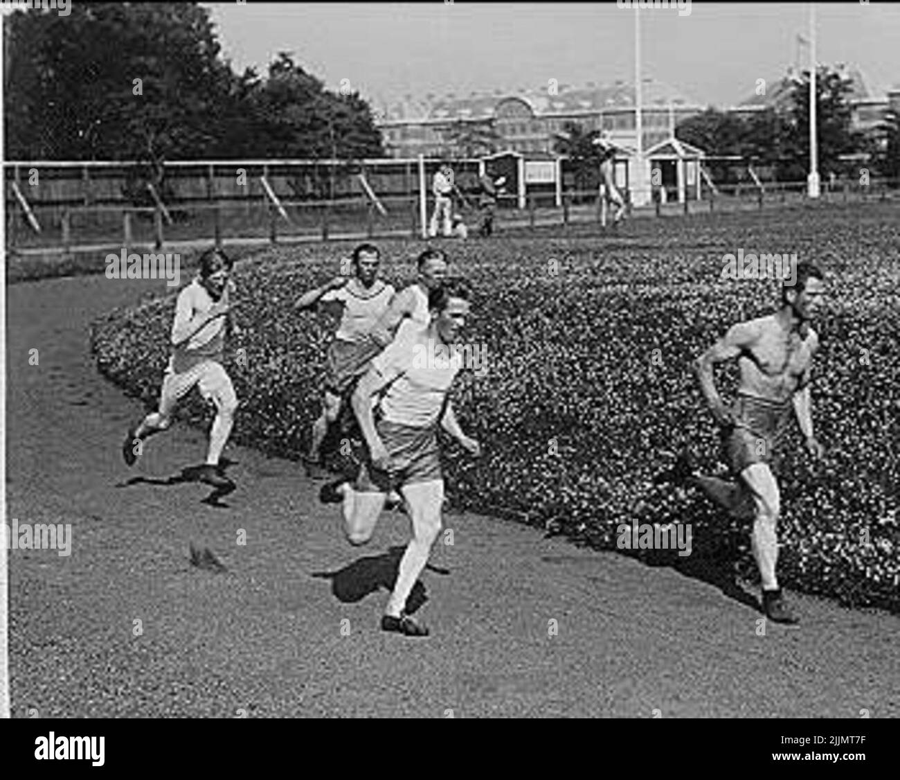 The 400 meters Black and White Stock Photos & Images - Alamy