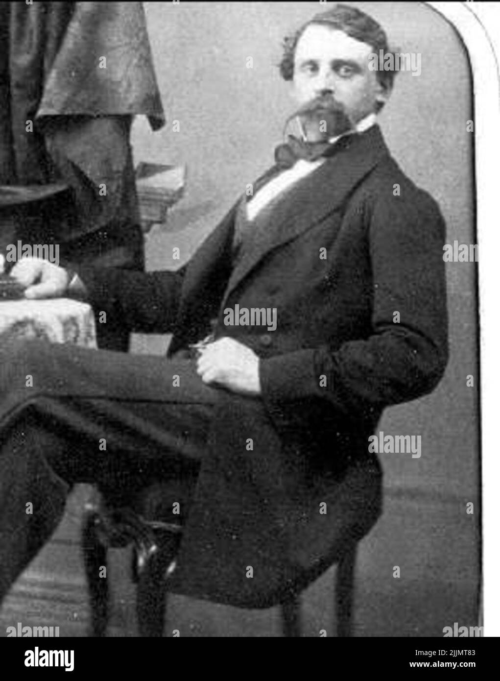 Portrait of Nils Gustaf Fock Stock Photo - Alamy