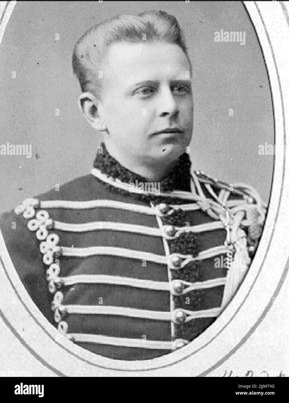 Portrait of rider champion Stafs Fredrik Viktor von Post Stock Photo ...