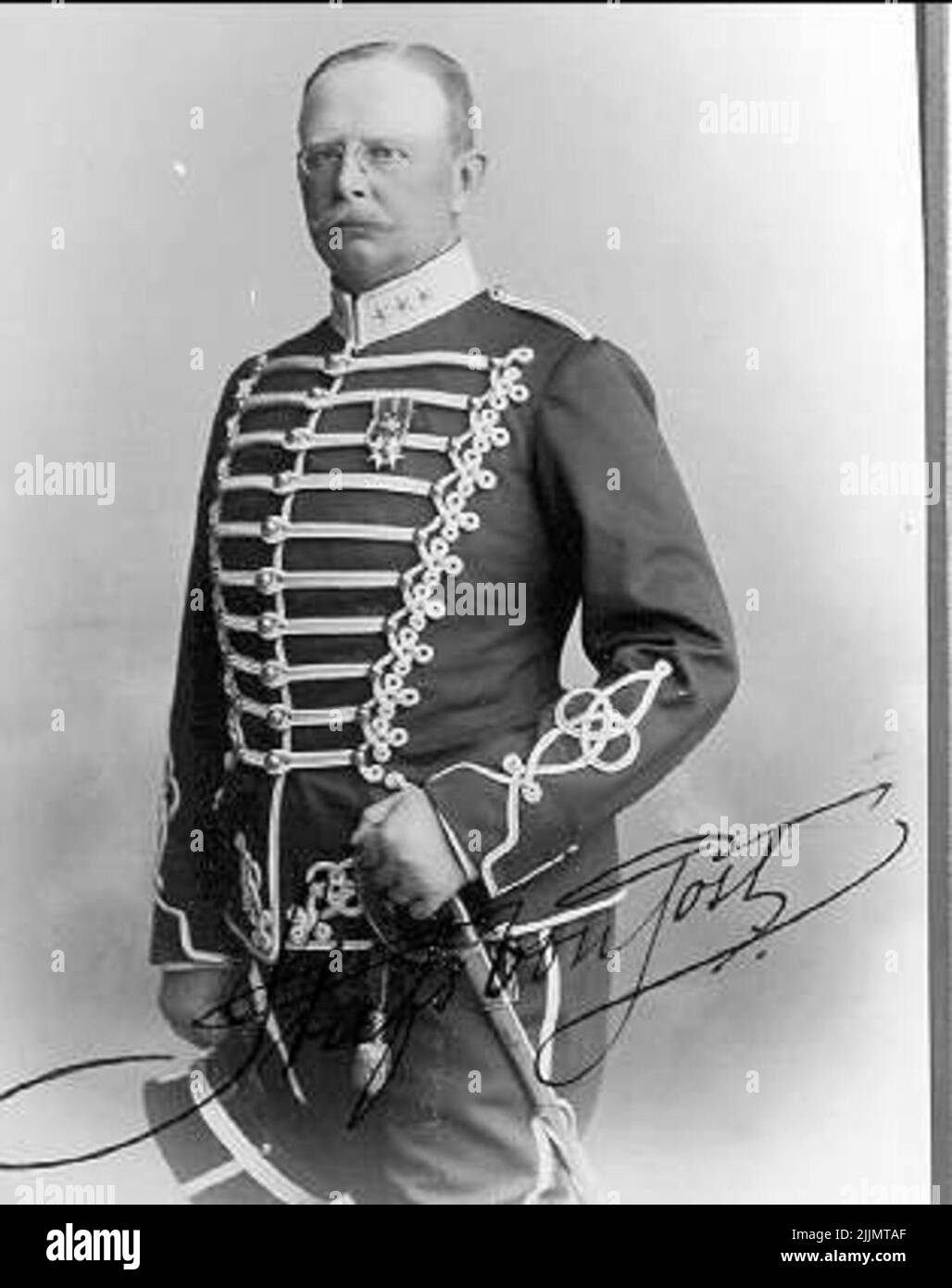 Portrait of rider champion Stafs Fredrik Viktor von Post Stock Photo ...