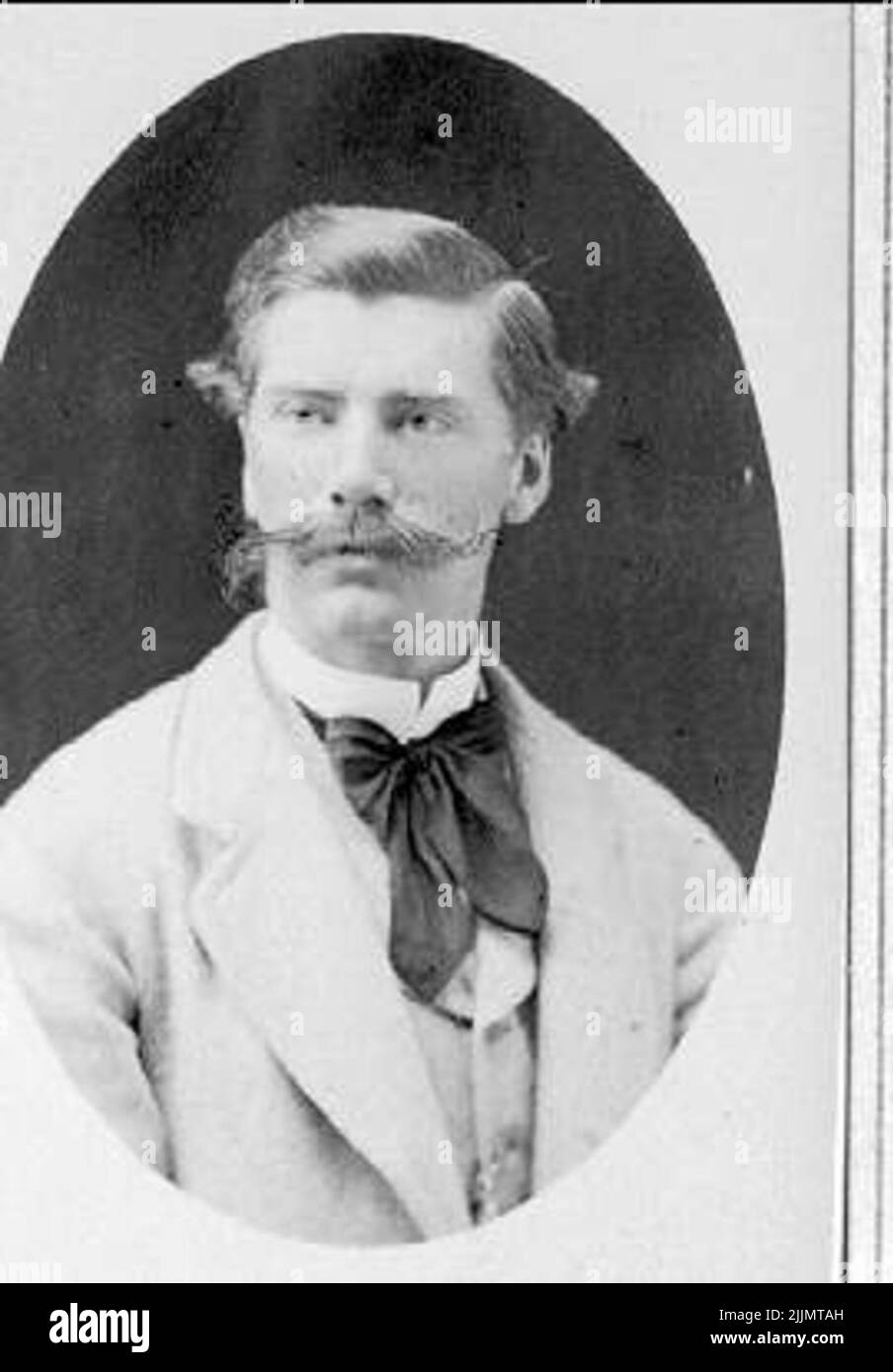 Portrait of Colonel Carl Herman Leuhusen Stock Photo - Alamy