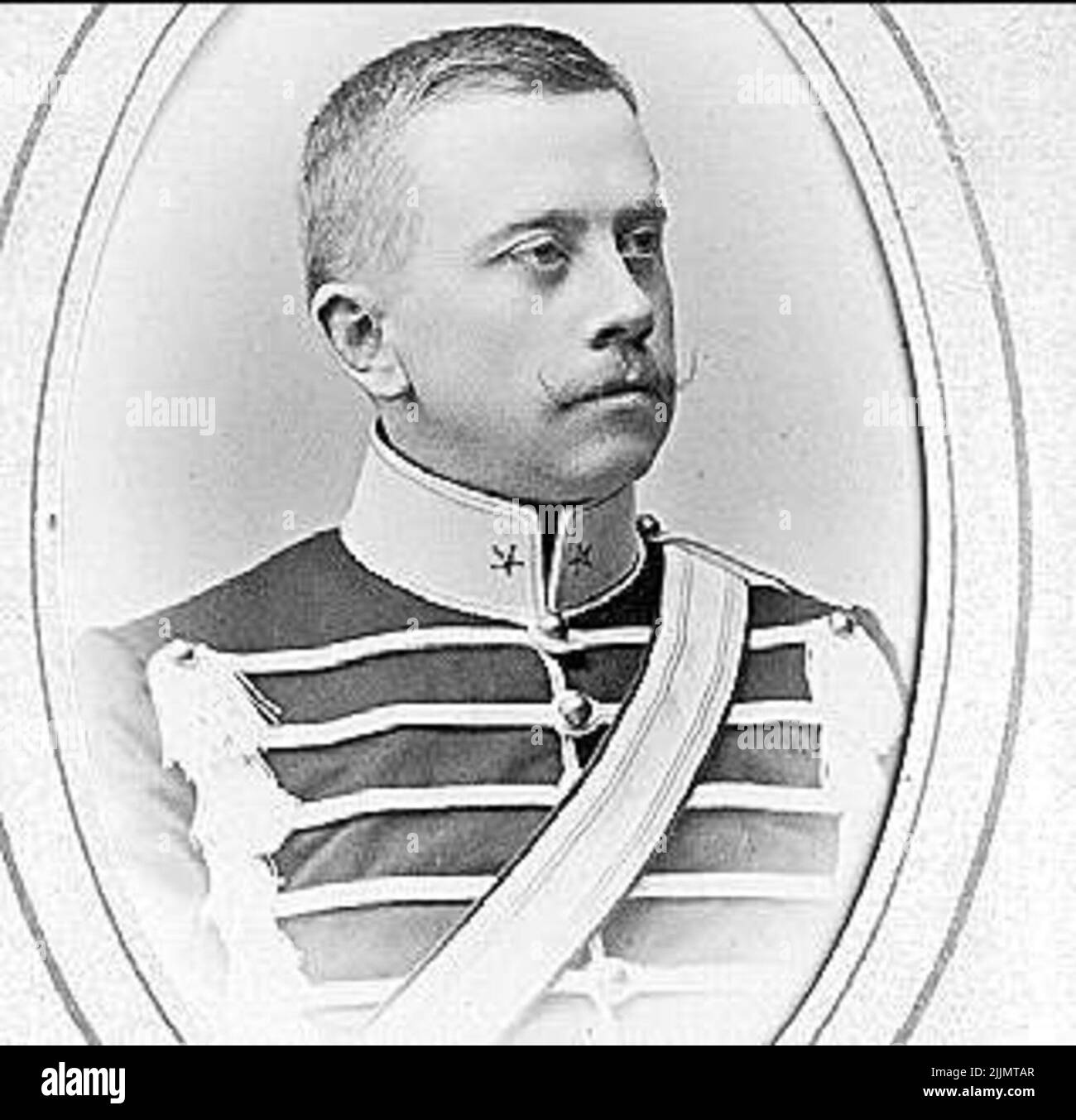 Portrait of Lieutenant Nils Otto Magnus Palmstierna Stock Photo - Alamy