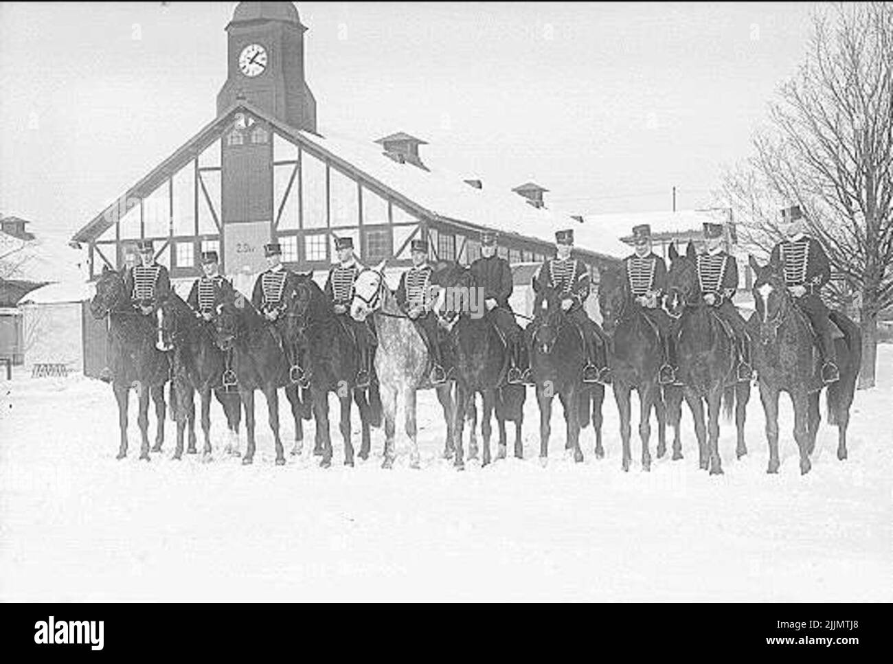 A squadron's tribal box school, head of school, Lieutenant Melcher ...