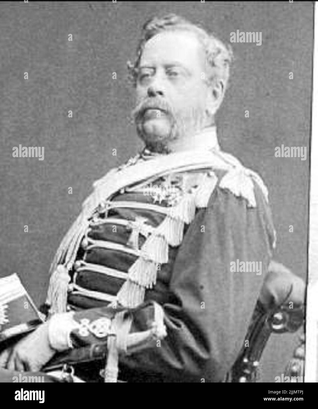 Portrait of Major Henrik Magnus Alexander Palmstierna Stock Photo - Alamy