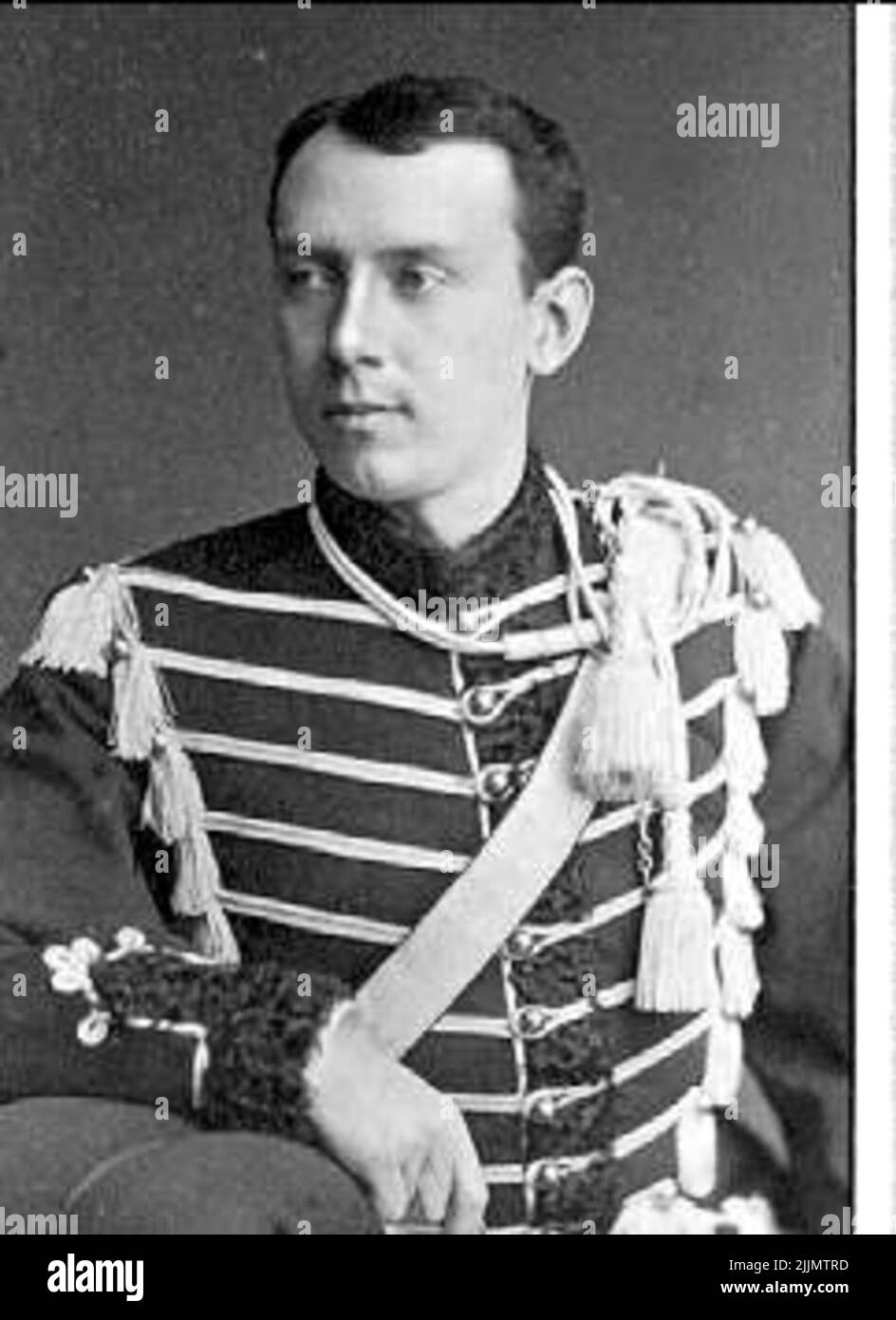Portrait of Lieutenant Claes Adam Carl Lewenhaupt Stock Photo - Alamy