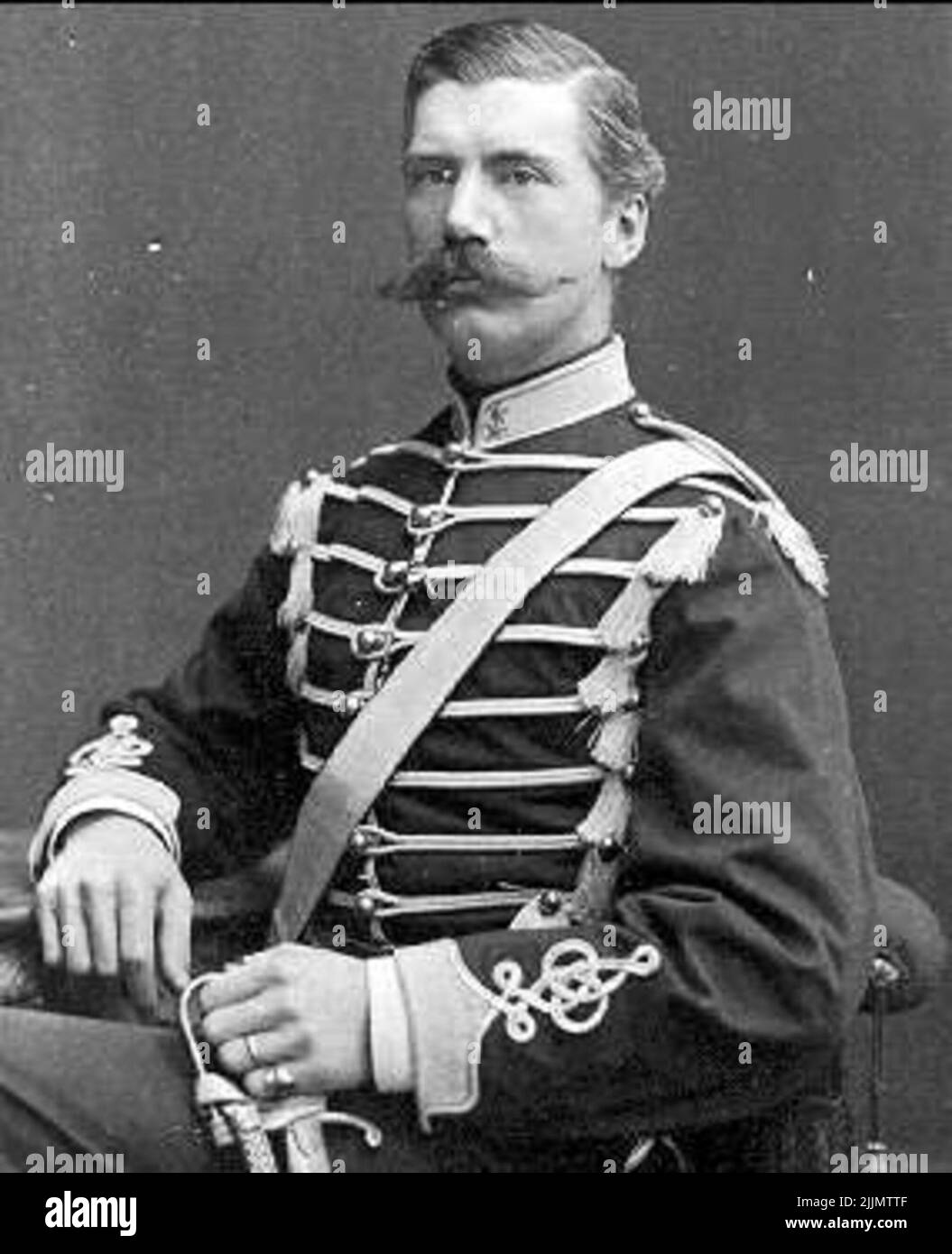Portrait by Lieutenant Carl Herman Wilhelm Leuhusen Stock Photo - Alamy