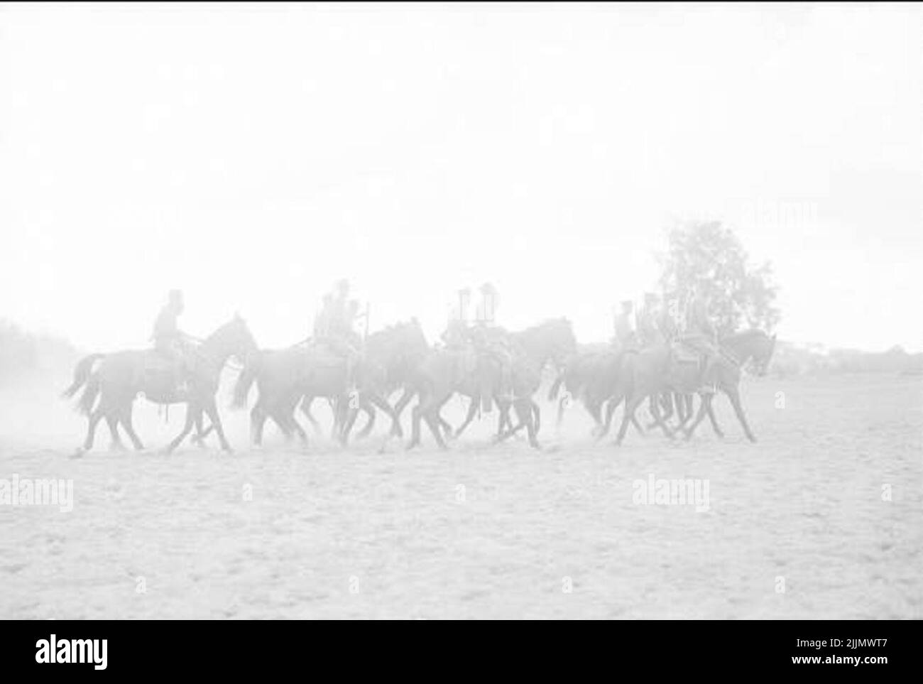 Inspection by the cavalry inspector General G Gyllenstierna. Department ...