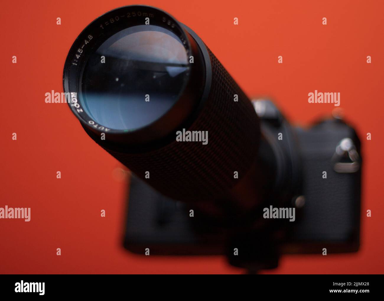 Big red lens hi-res stock photography and images - Alamy