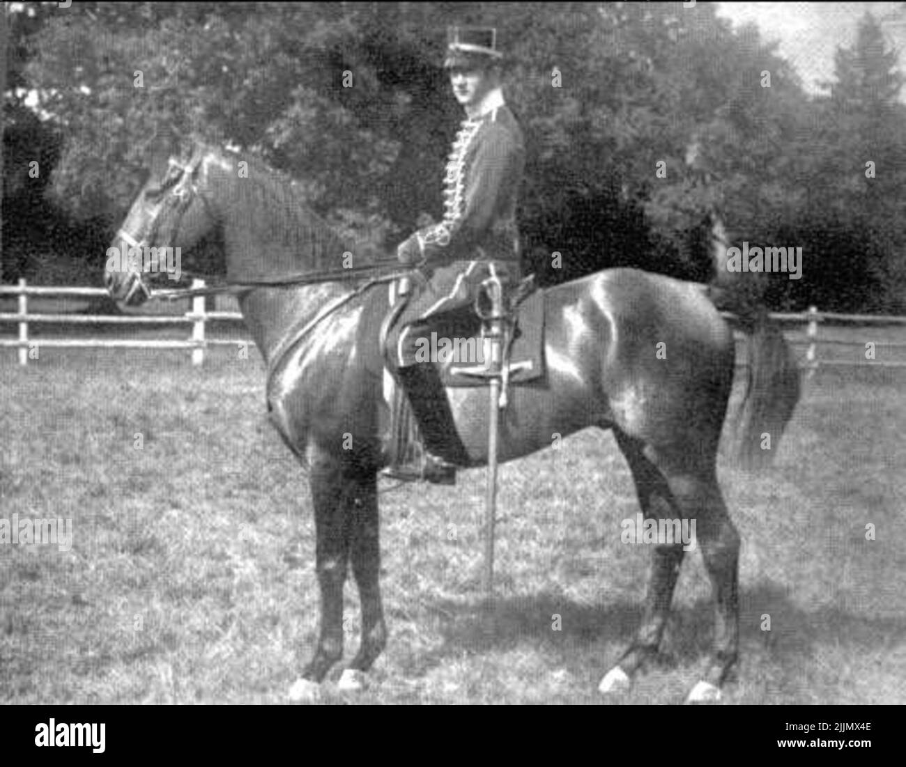 Equestrian sport showjumping Black and White Stock Photos & Images - Alamy