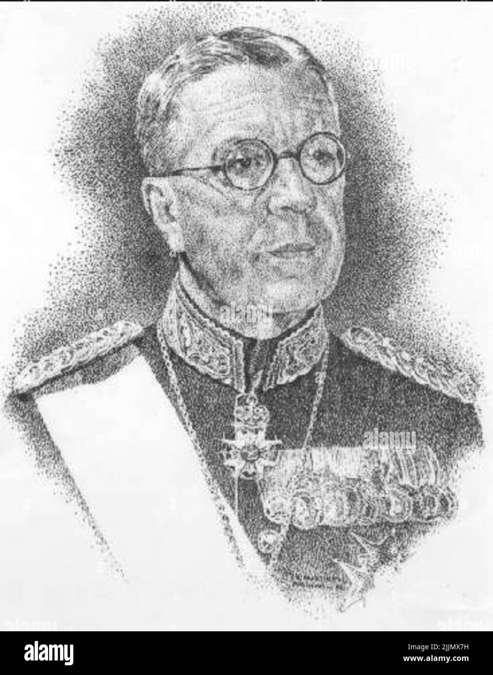 Gustaf vi adolf of sweden Black and White Stock Photos & Images - Alamy
