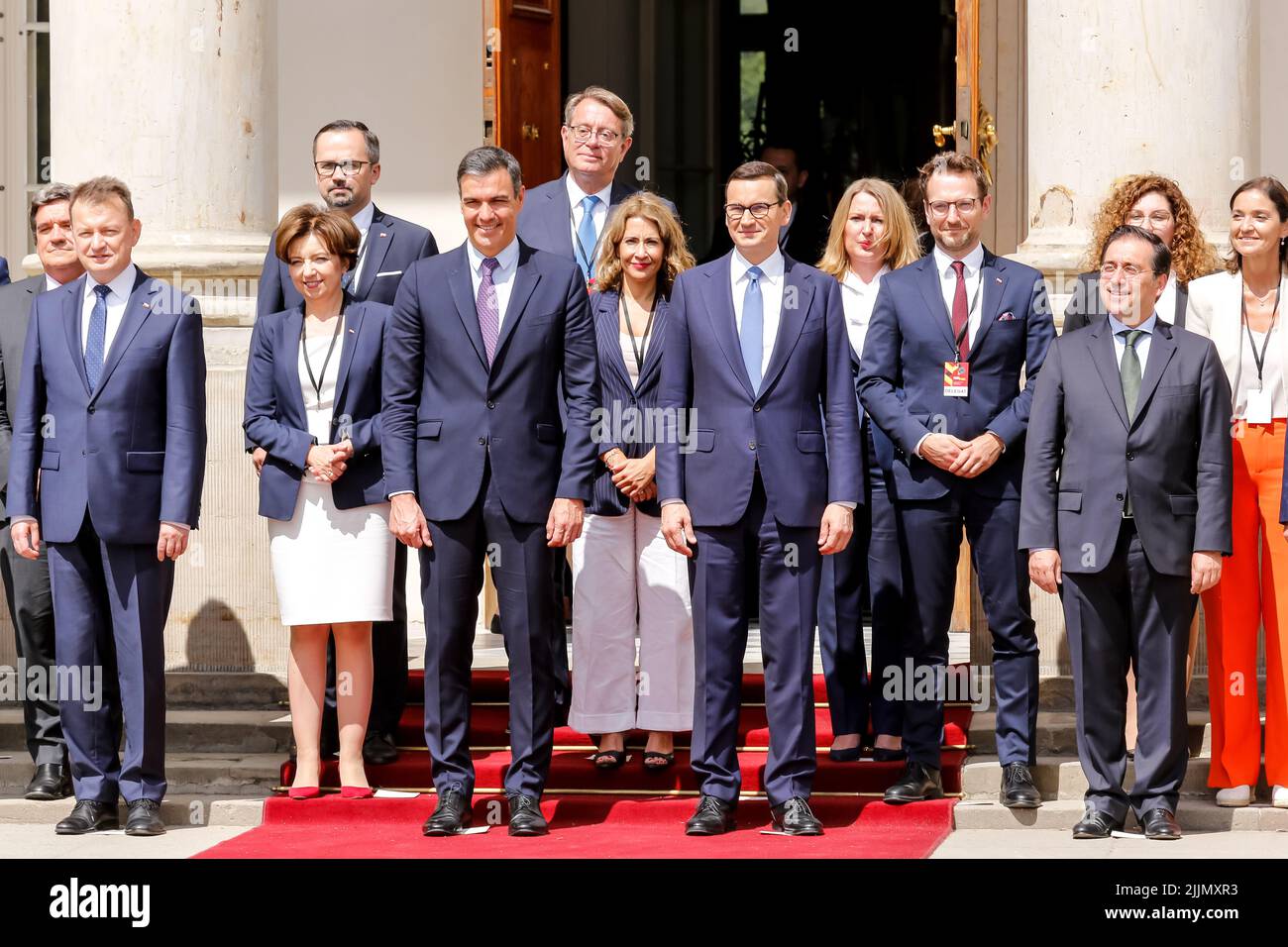 Warsaw, Poland. 27th July, 2022. The prime minister of Poland, Mateusz ...