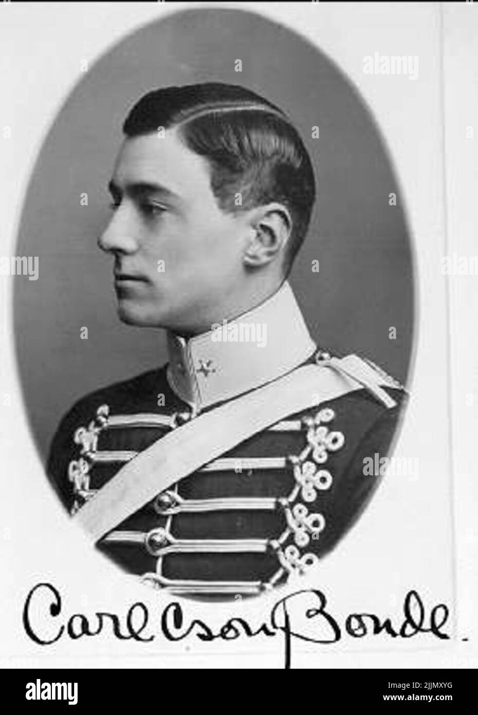 Portrait of Fänrik Carl Carlsson Farmer Stock Photo - Alamy