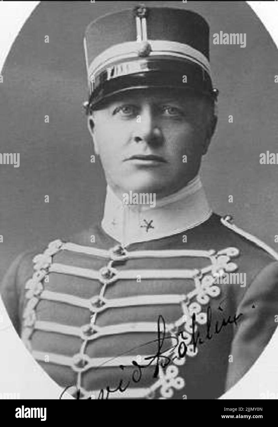 Portrait of Fennrik Per Arvid Böklin Stock Photo - Alamy