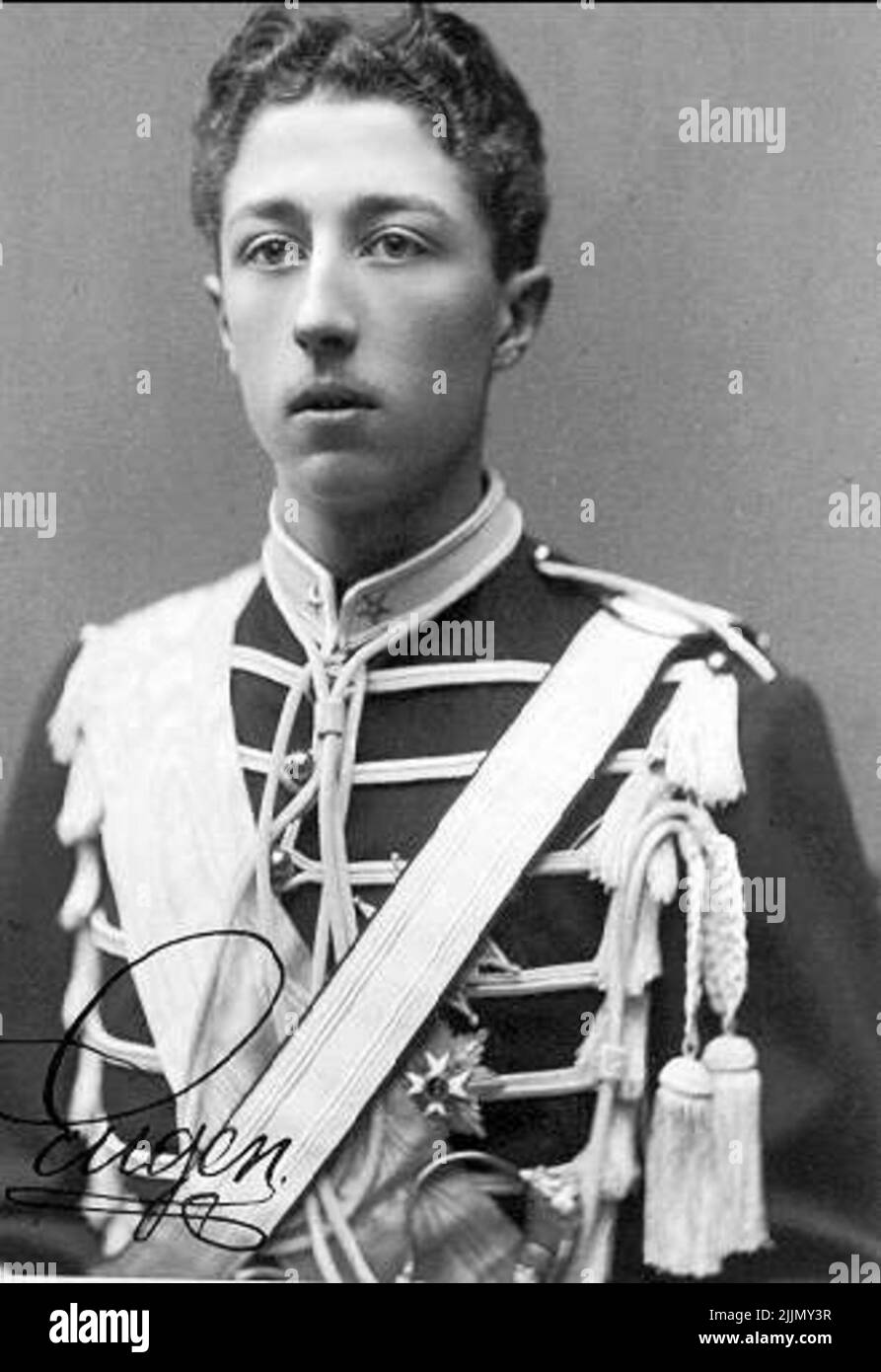 Portrait of Prince Eugen Stock Photo - Alamy
