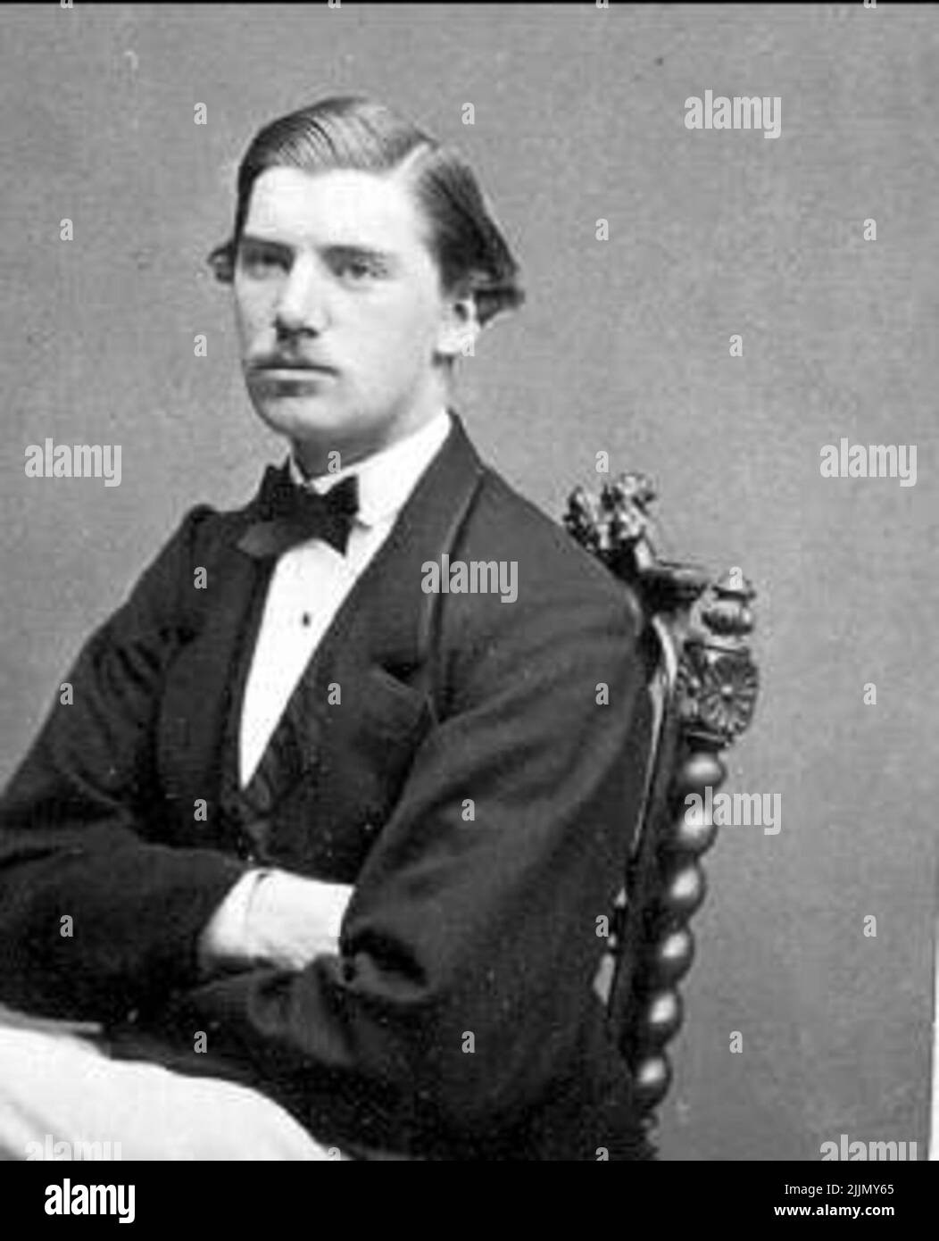 Portrait of Carl Herman Wilhelm Leuhusen Stock Photo - Alamy