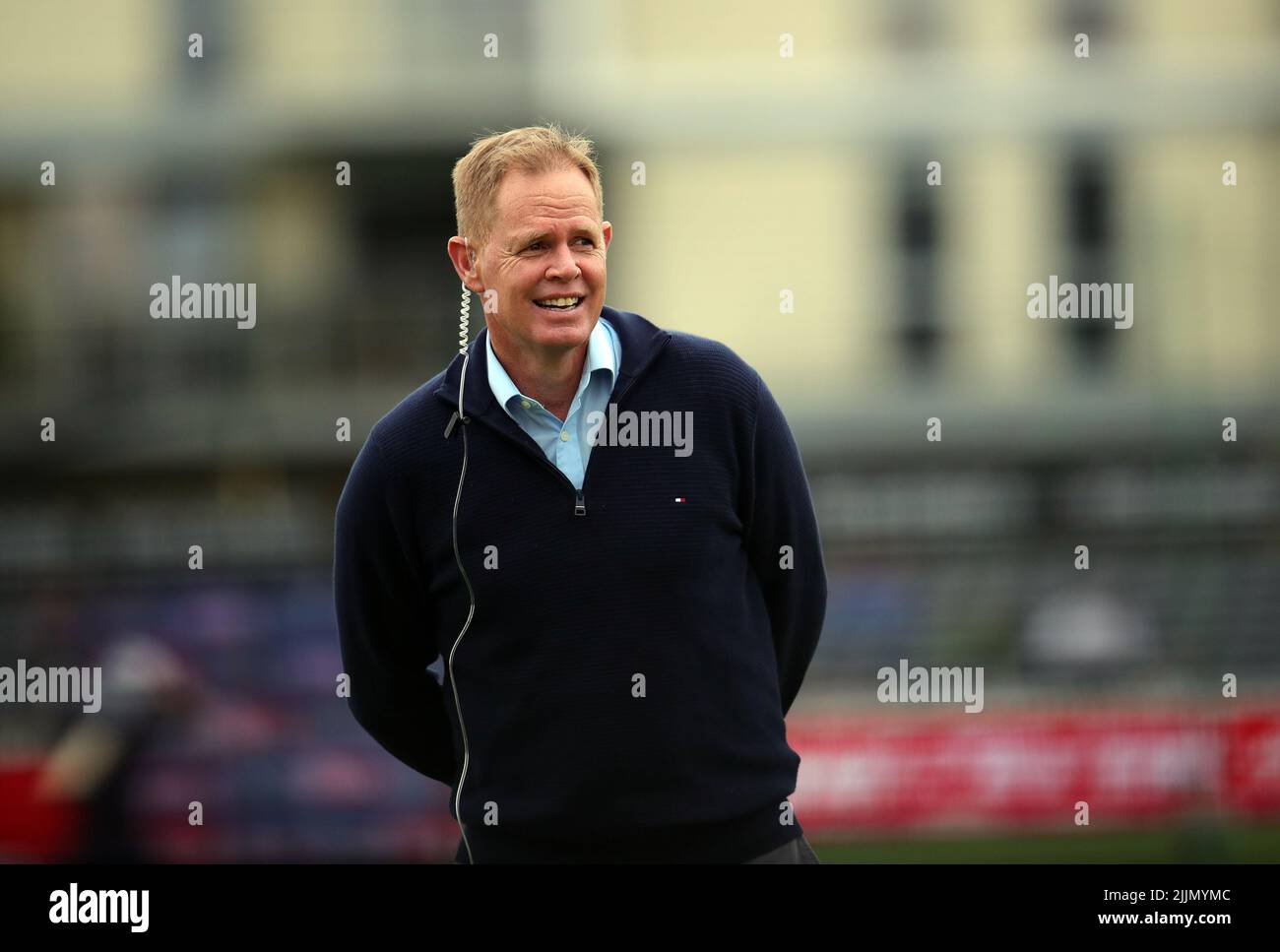 Former South African player Shaun Pollock before the first Vitality ...