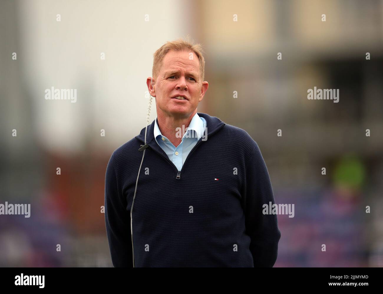 Former South African player Shaun Pollock before the first Vitality ...