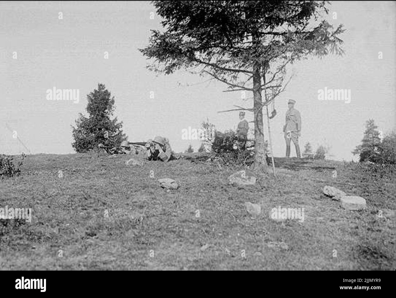 Military marksmanship competition Black and White Stock Photos & Images ...
